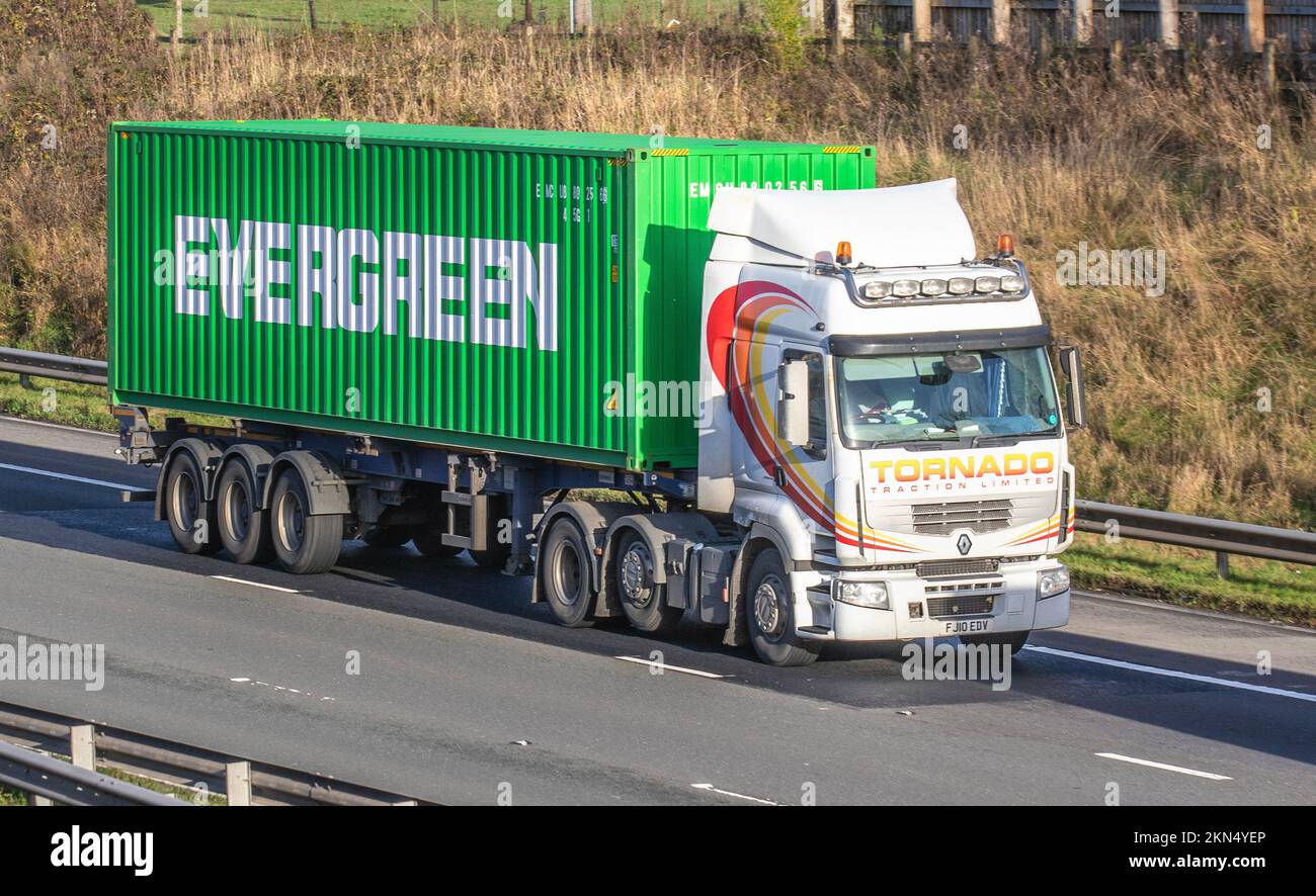 EVERGREEN Container, Tornado Traction Ltd 2010 RENAULT 460.25 6x2 LD ...