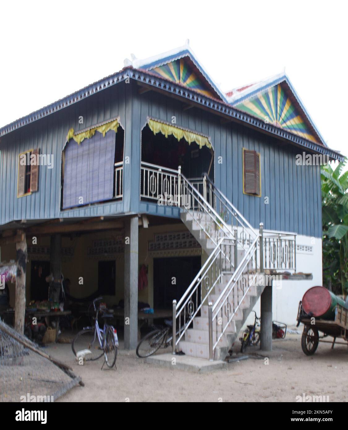 Stairs to reach upper floor hi-res stock photography and images - Alamy