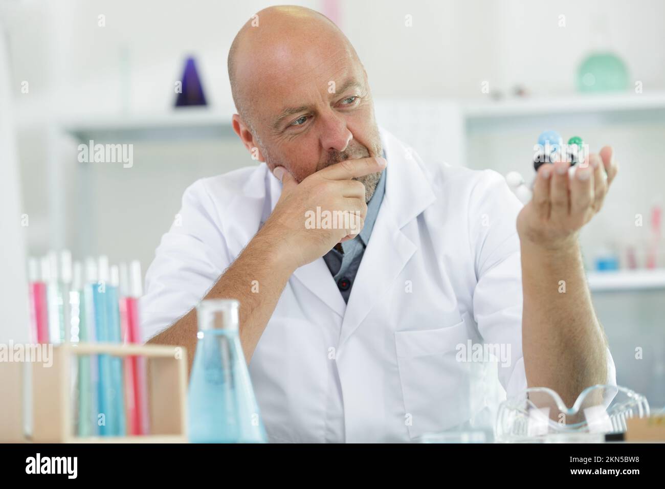 Laboratory microscope in scientists office hi-res stock photography and ...
