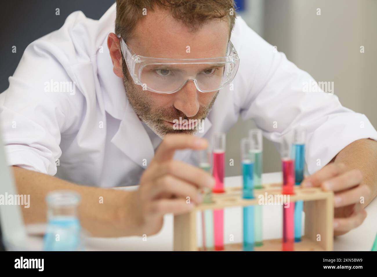 biochemistry laboratory research Stock Photo - Alamy
