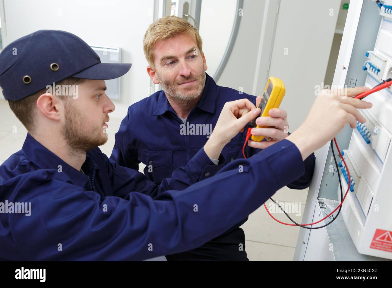 calibrating with a digital multimeter Stock Photo - Alamy