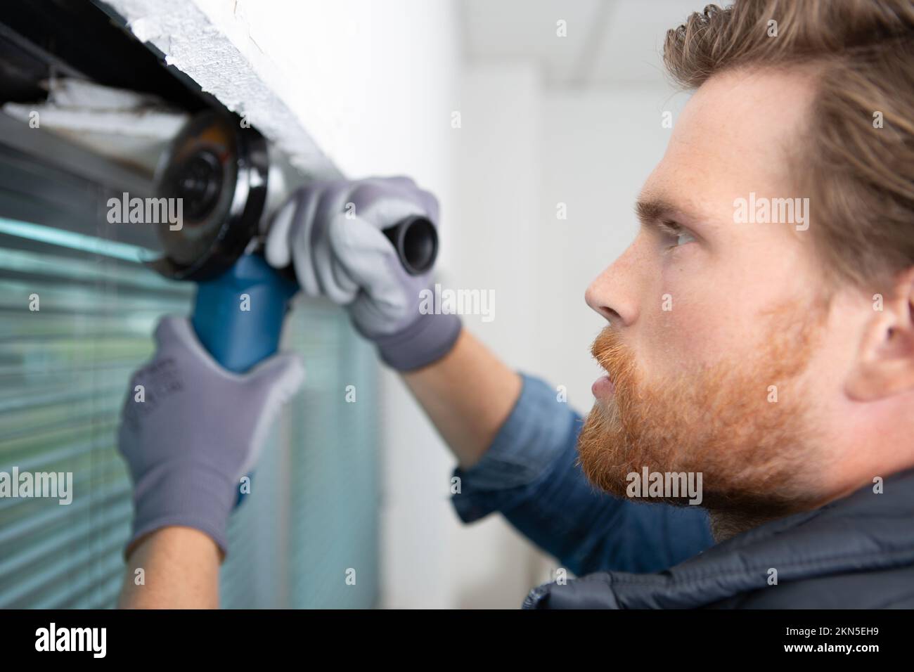 plastic window and door manufacturing Stock Photo - Alamy