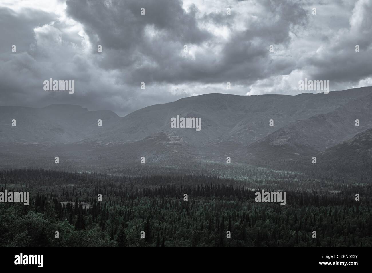 Atmospheric view khibiny mountains hi-res stock photography and images ...