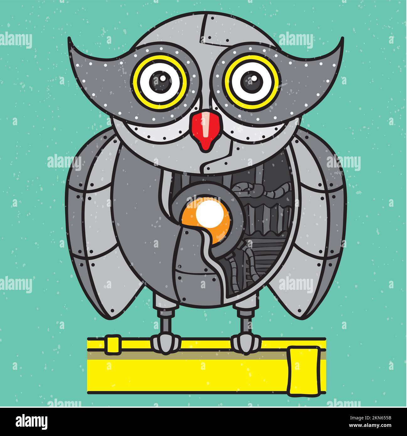 Vintage owl illustrations hi-res stock photography and images - Alamy