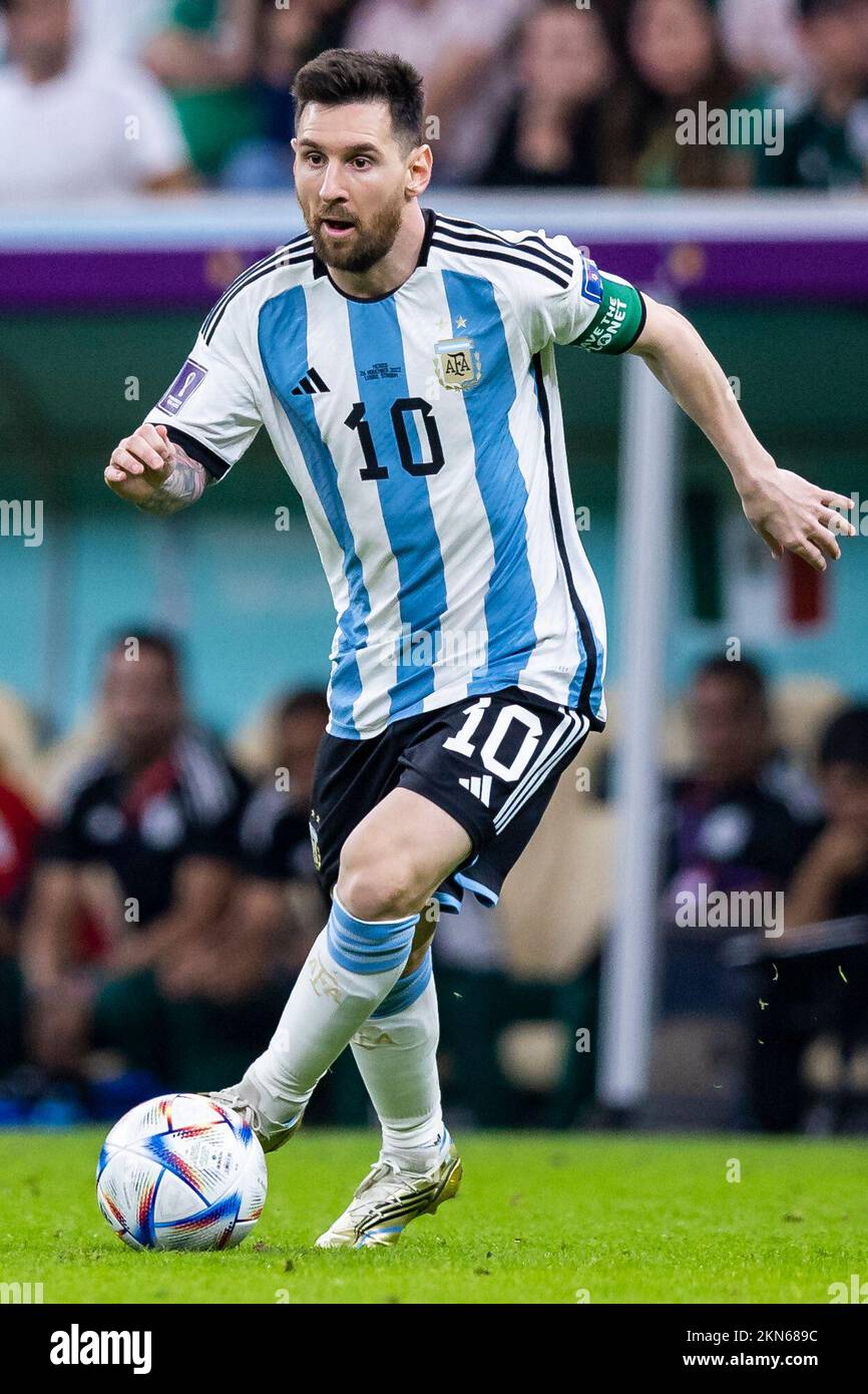 Lusail, Qatar. 26th Nov, 2022. Soccer: World Cup, Argentina - Mexico ...