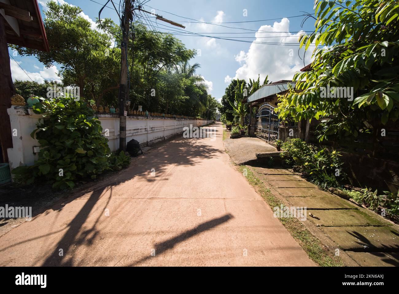 small village in isan in thailand, Thung yai in the province of udon ...