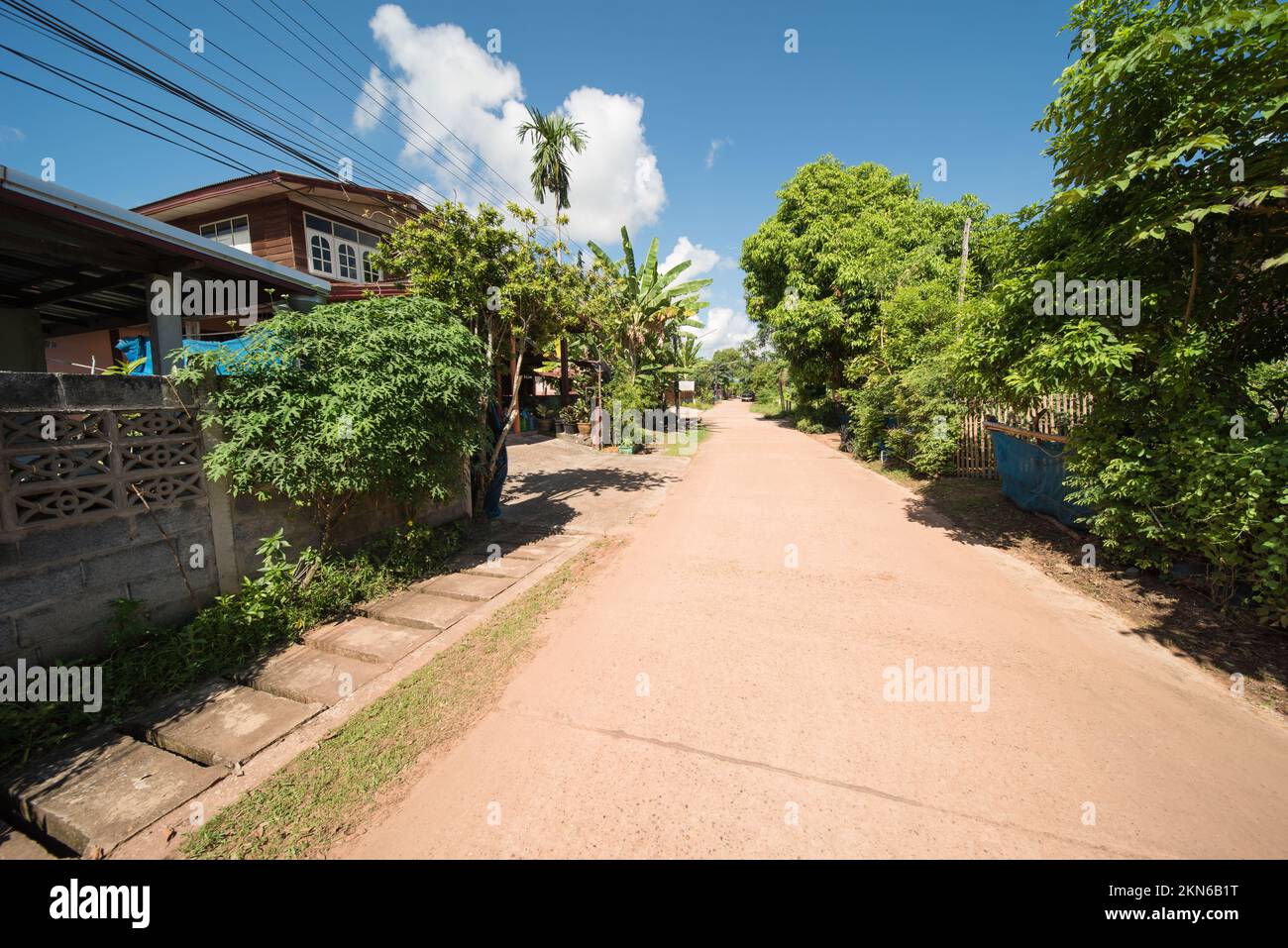 small village in isan in thailand, Thung yai in the province of udon ...