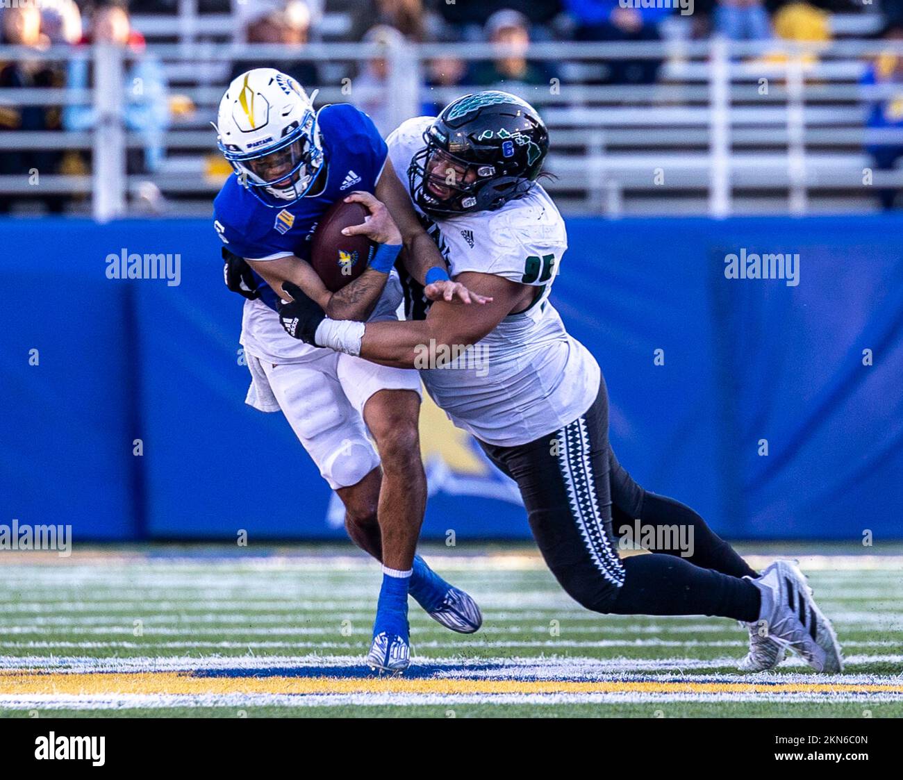 November 26 2022, San Jose, CA U.S.A. San Jose State quarterback Chevan ...