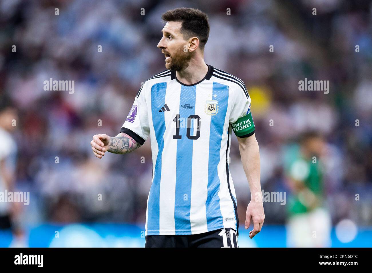 Lusail, Qatar. 26th Nov, 2022. Soccer: World Cup, Argentina - Mexico ...