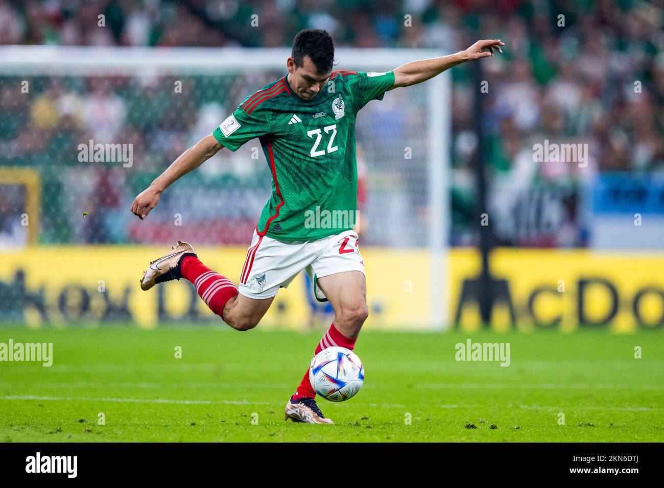 Lusail, Qatar. 26th Nov, 2022. Soccer: World Cup, Argentina - Mexico ...
