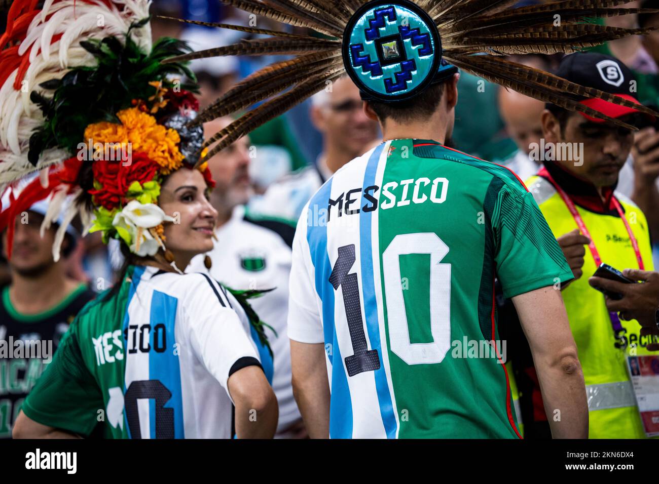 Lusail, Qatar. 26th Nov, 2022. Soccer: World Cup, Argentina - Mexico ...