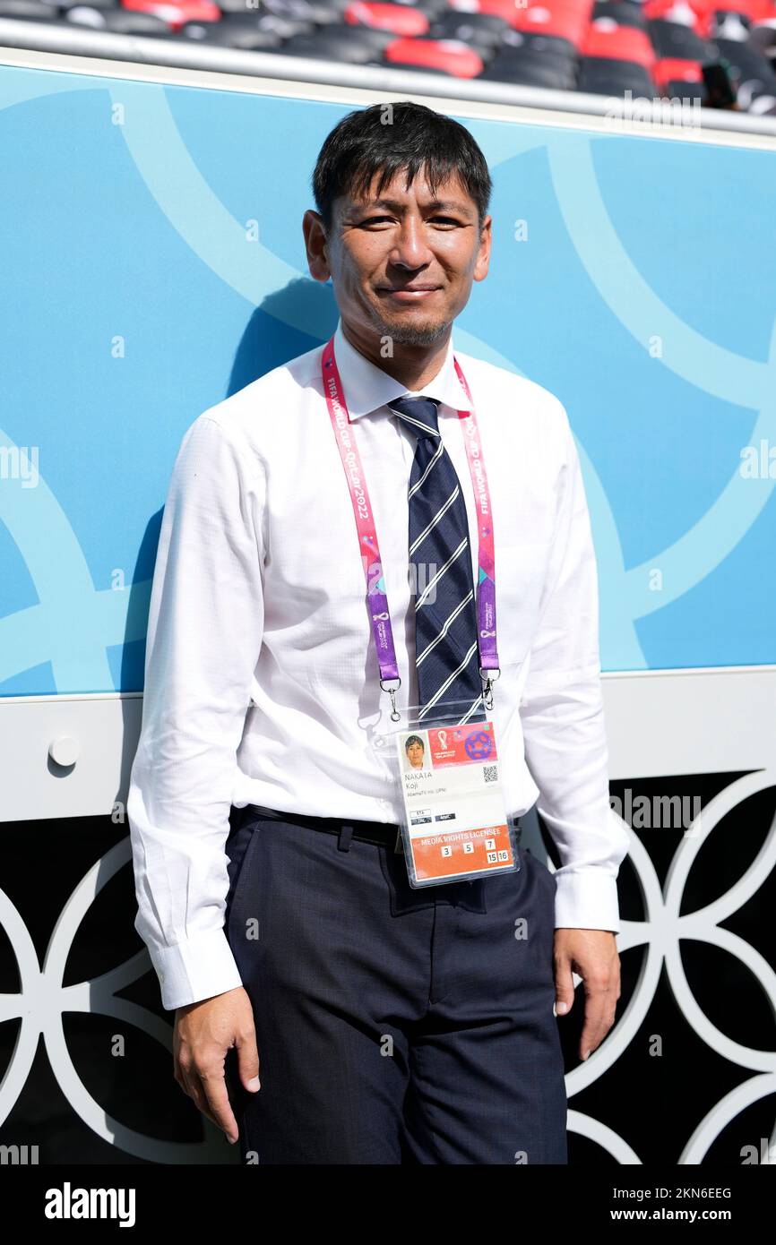 Al Rayyan, Qatar. 27th Nov, 2022. Koji Nakata Football/Soccer : FIFA ...