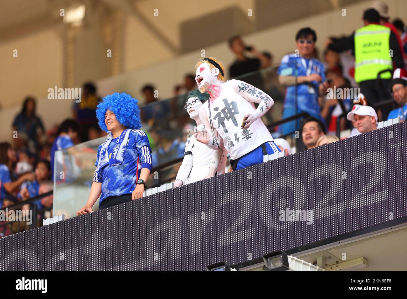 Al Rayyan, Qatar. 27th Nov, 2022. Japan fans (JPN) Football/Soccer : FIFA World Cup Qatar 2022 ...