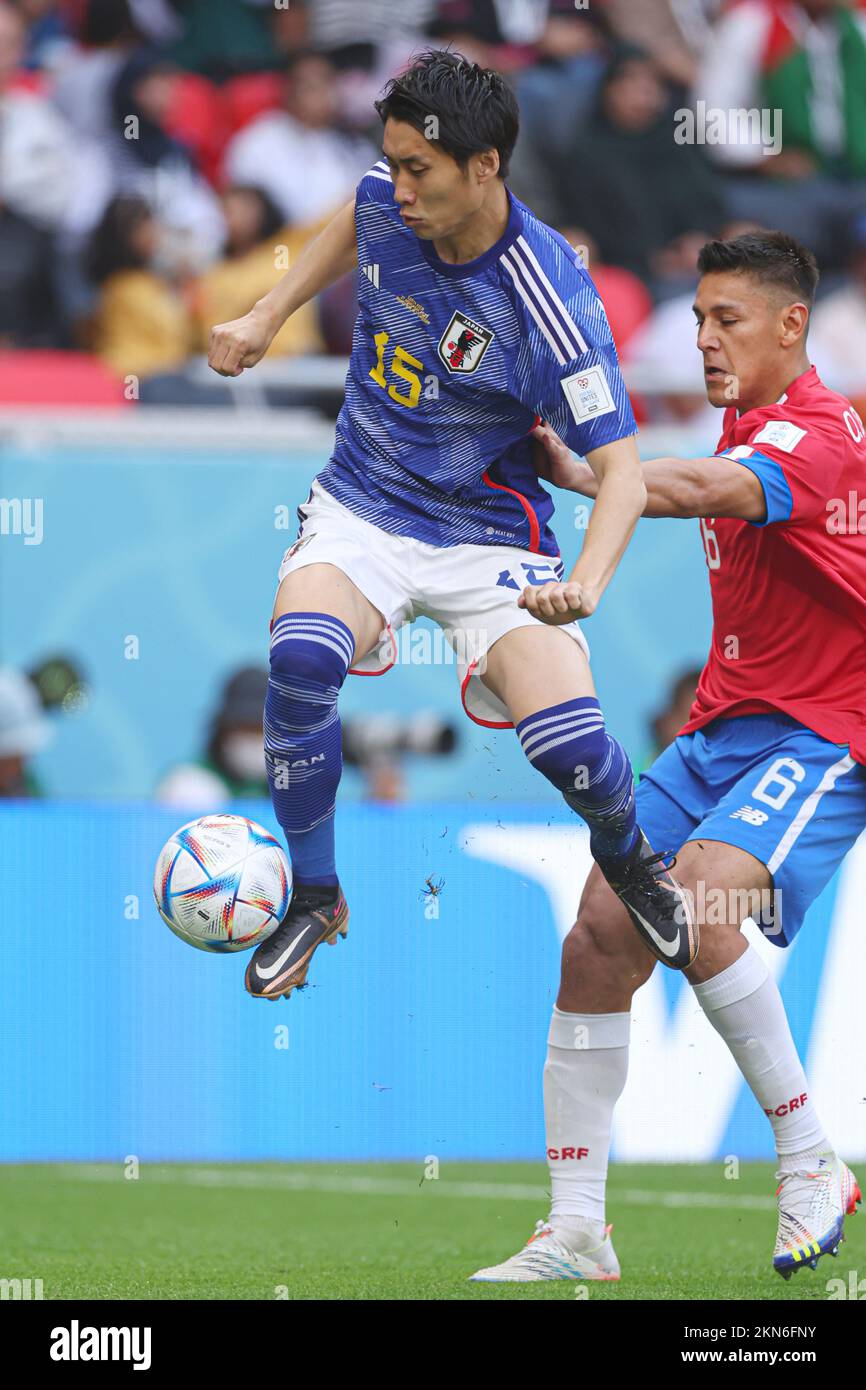 Al Rayyan, Qatar. 27th Nov, 2022. Daichi Kamada (JPN) Football/Soccer ...