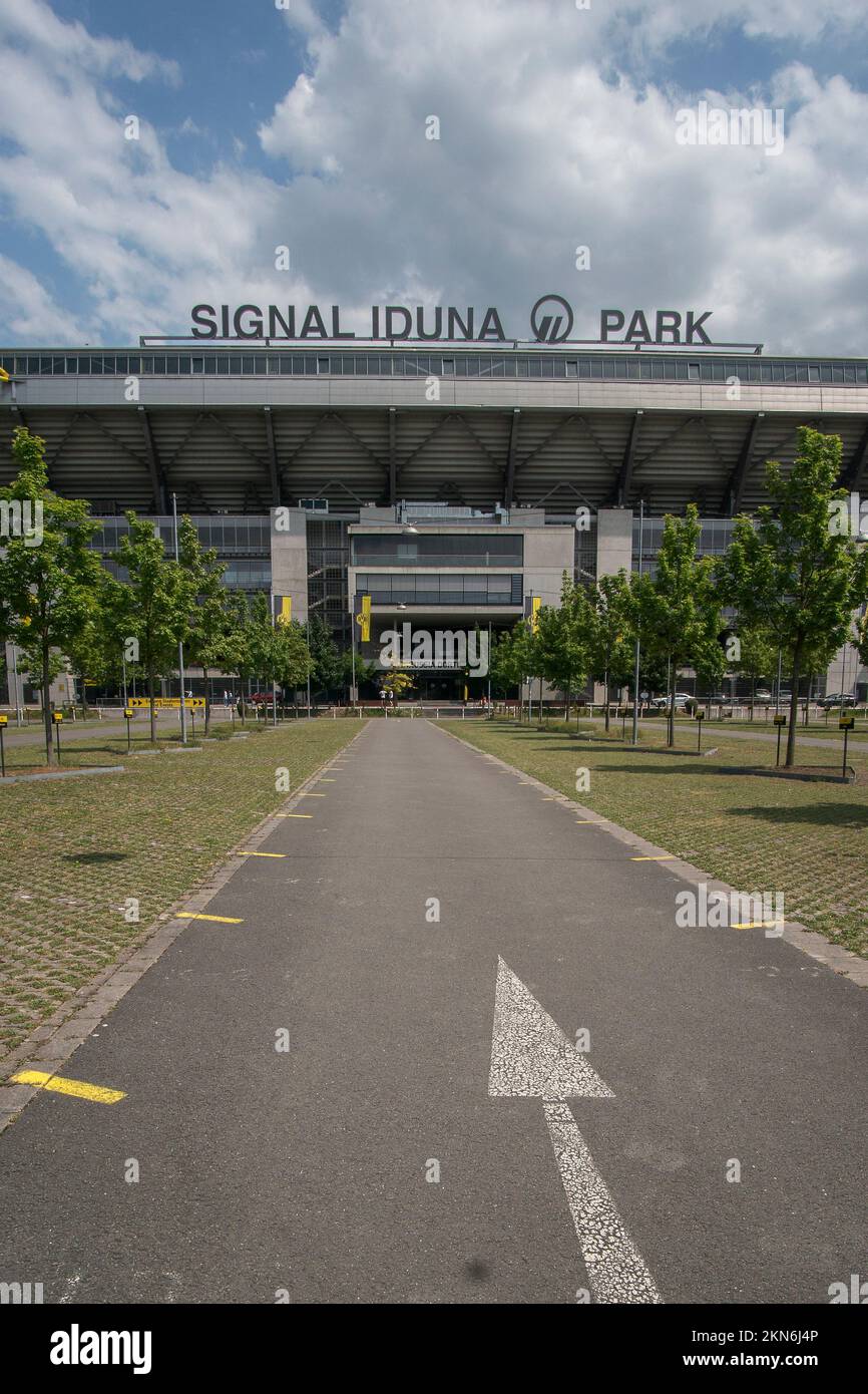 Dortmund, Germany - June 30th 2022 - Photo of Signal Iduna Park Stadium ...