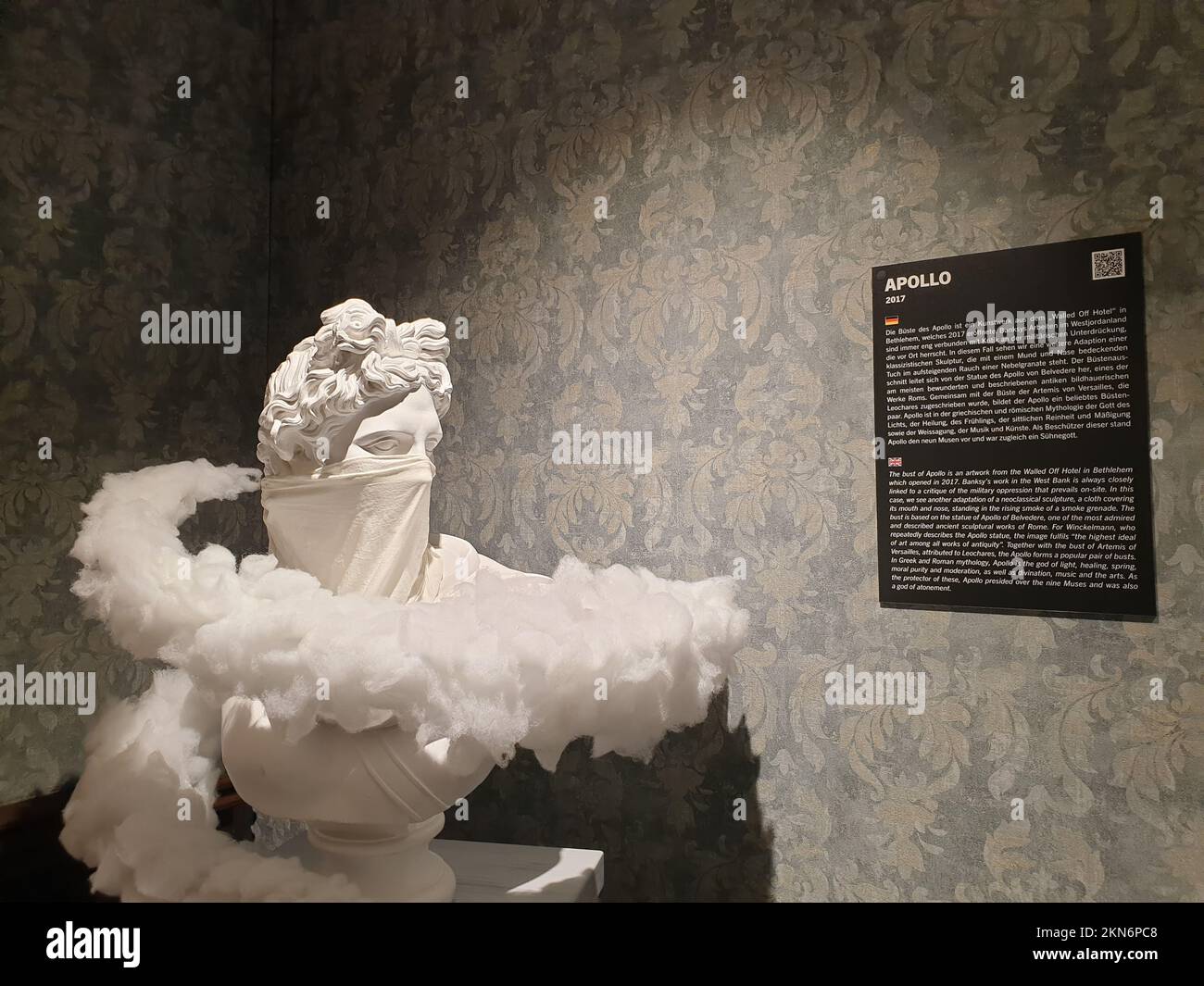 "Apollo" Exhibition Banksy in the Technikum in Mülheim-Ruhr Stock Photo ...