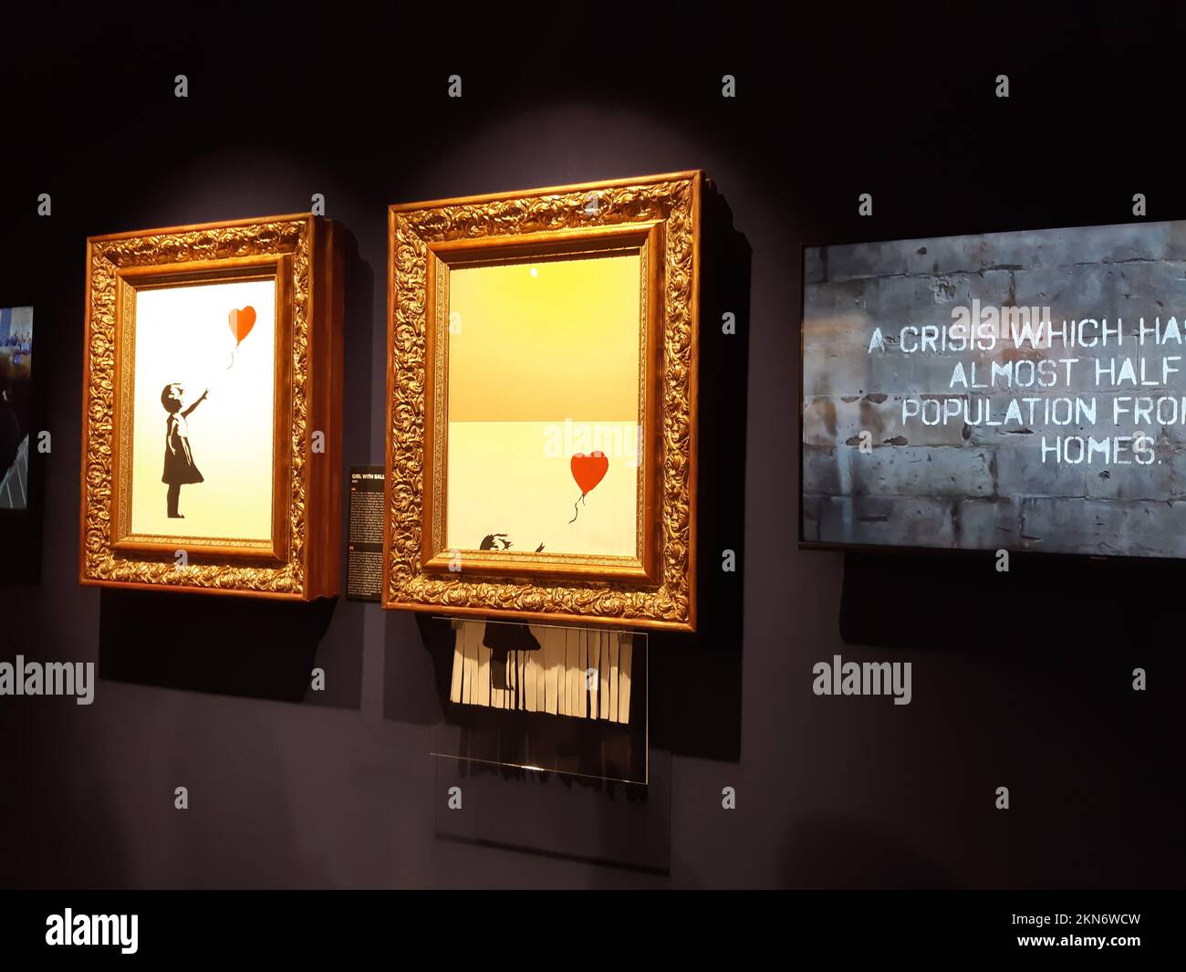 "Girl with Balloon" - Ausstellung Banksy im Technikum in Mülheim-Ruhr ...