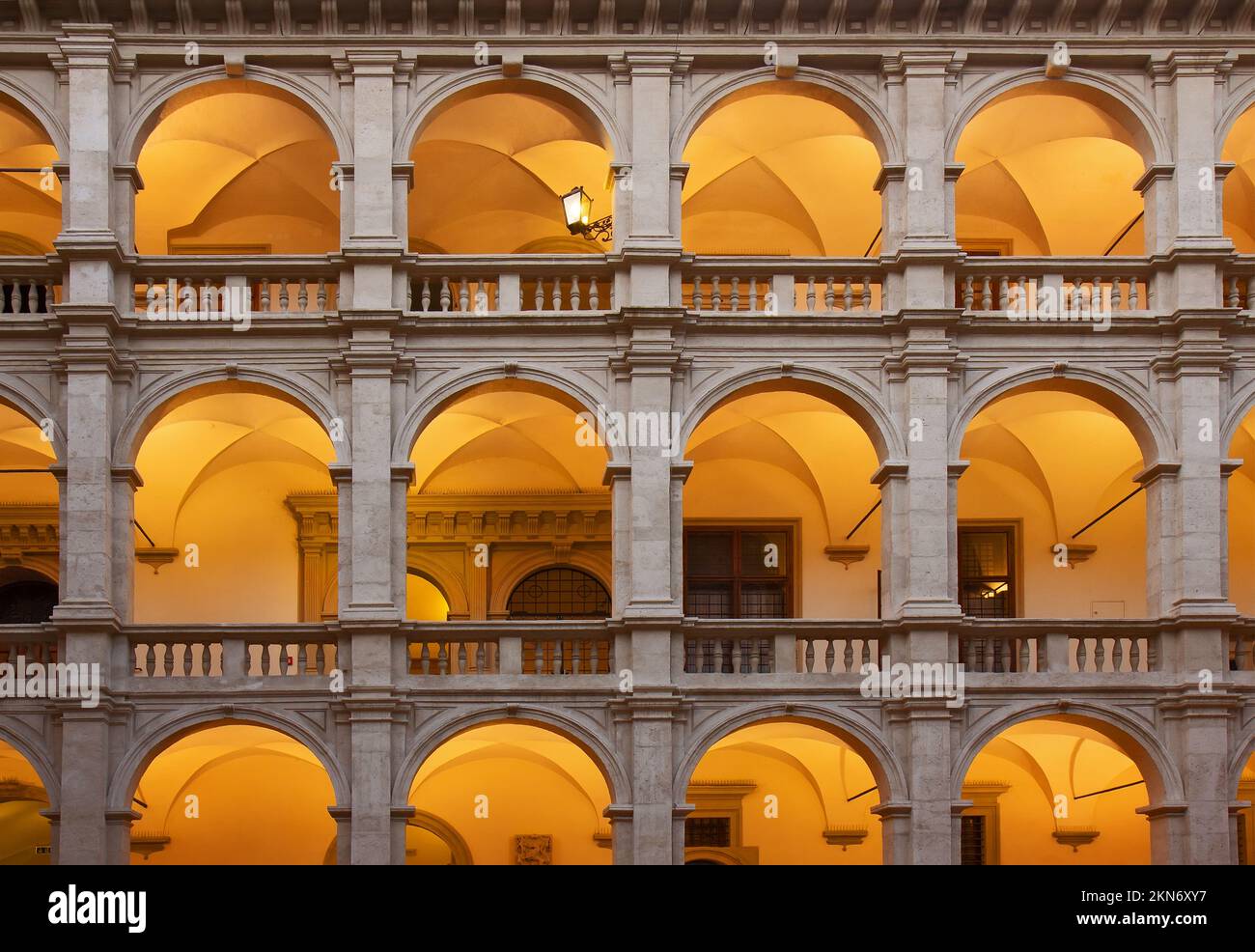 Landhouse - first Renaissance building in the city of Graz Stock Photo ...