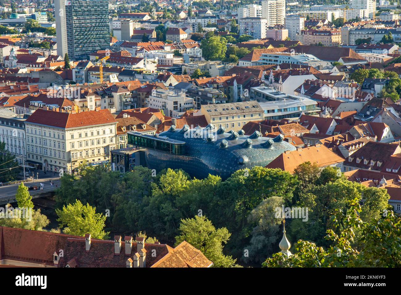 Graz Art Museum was built as part of the European Capital of Culture ...