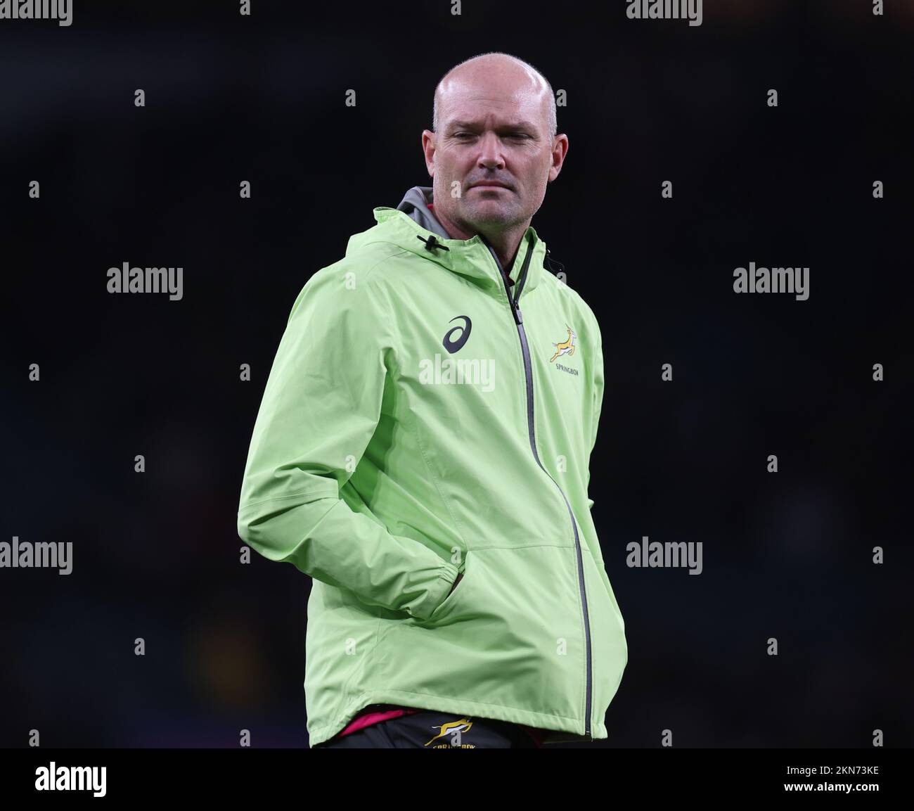 London ENGLAND - November 26: Jacques Nienaber Head Coach of South ...