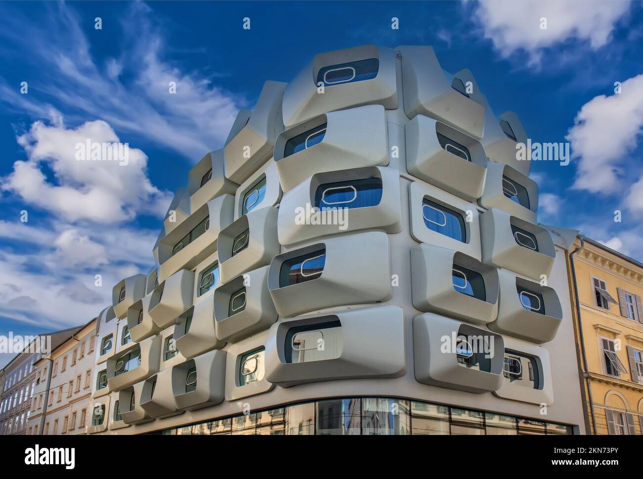 Modern building in Graz in Austria Stock Photo - Alamy