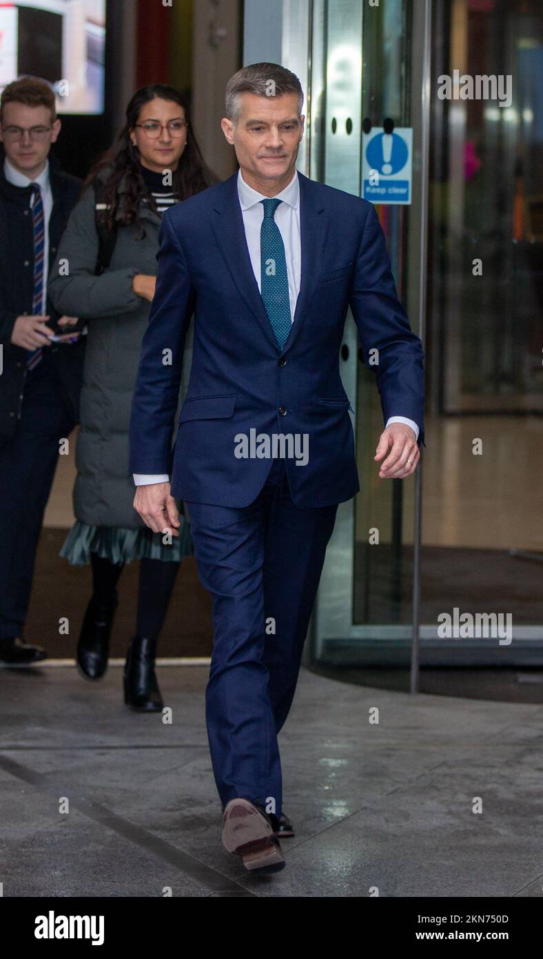 London, England, UK. 27th Nov, 2022. Secretary of State for Transport ...