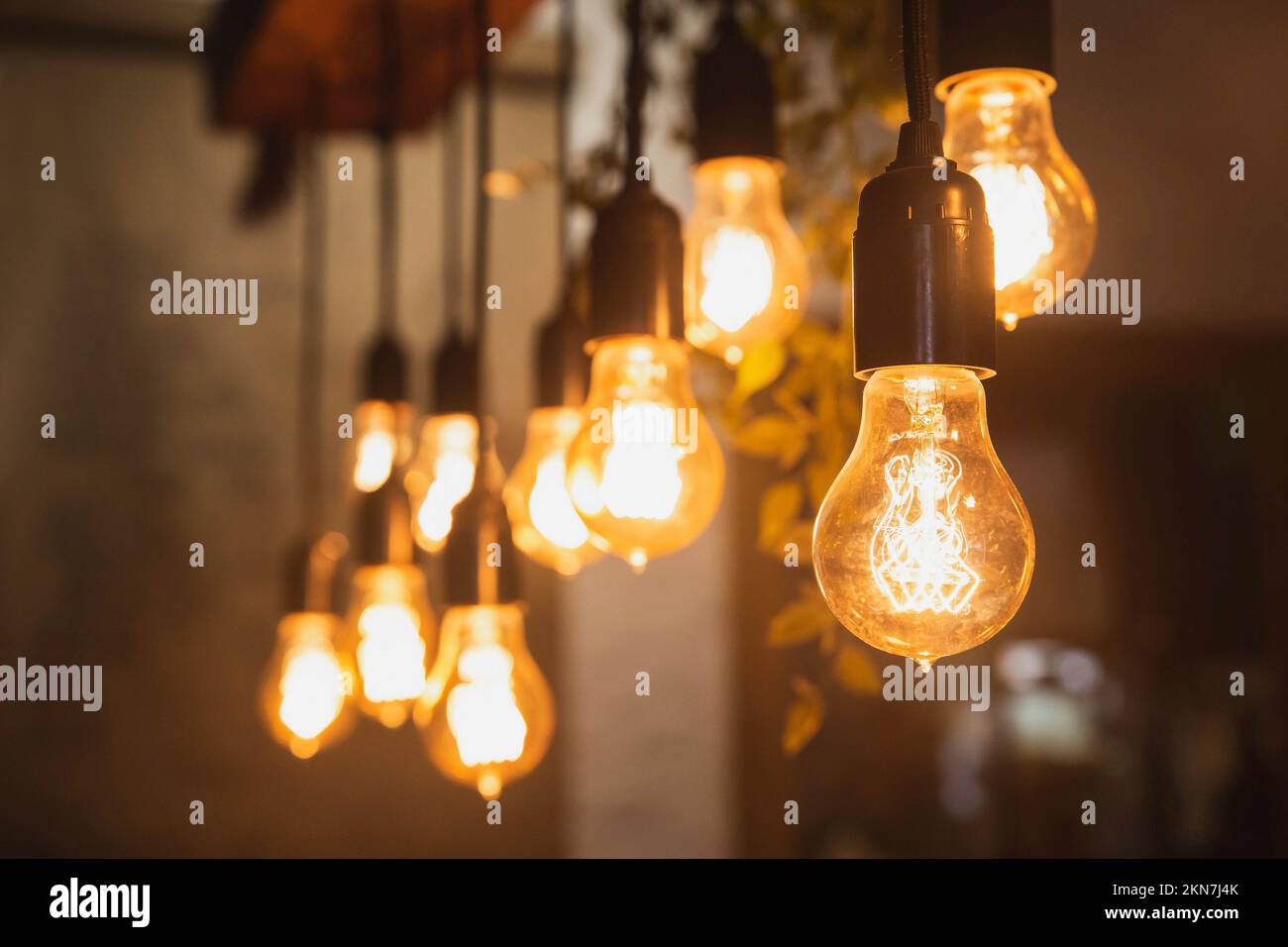 Edison lamps hi-res stock photography and images - Alamy