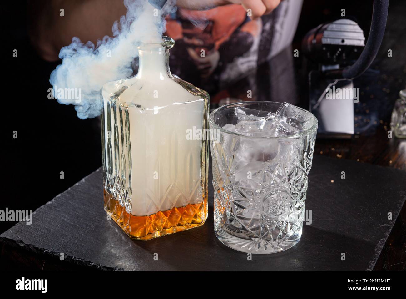 Burning peat whiskey hi-res stock photography and images - Alamy