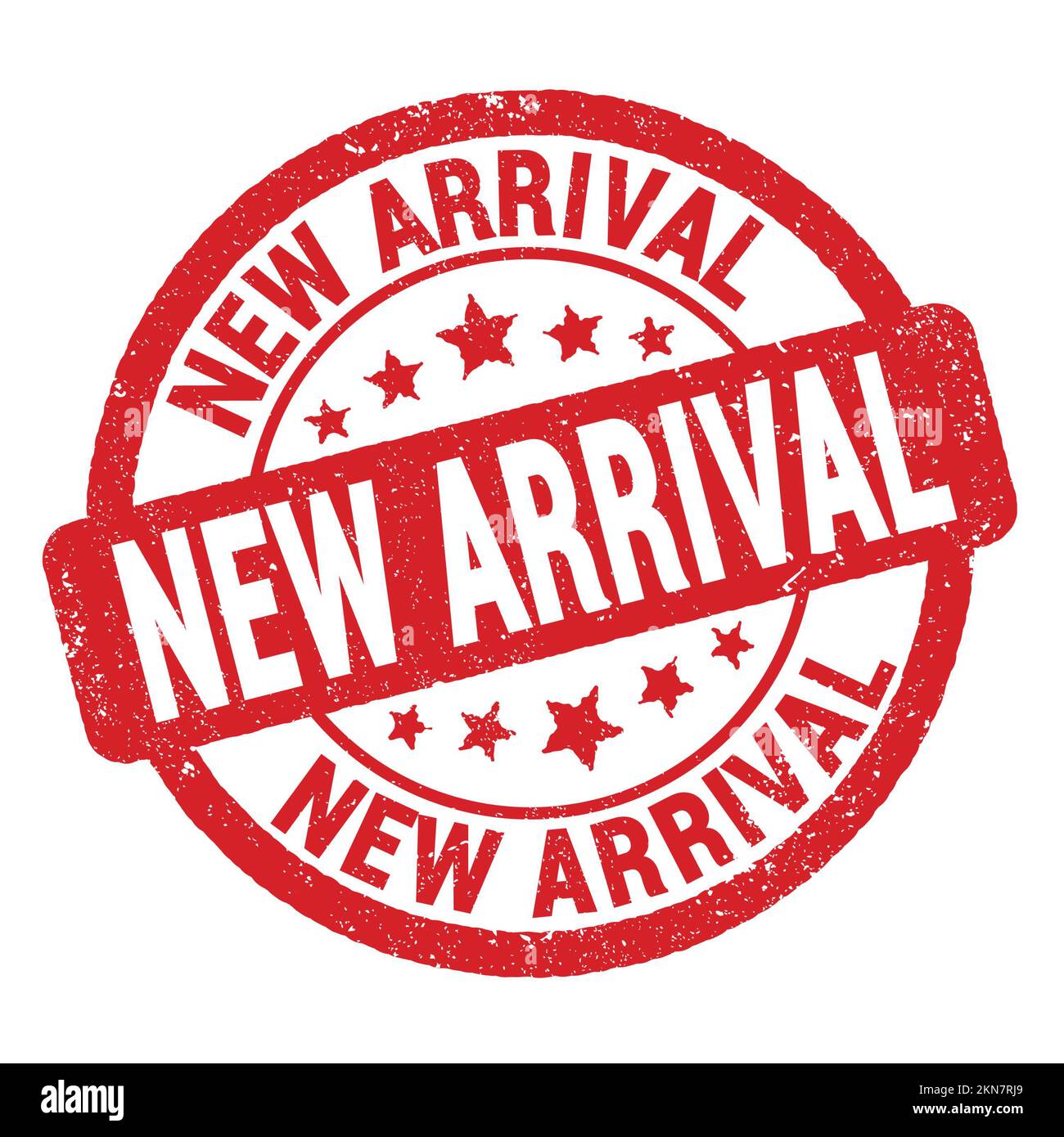 NEW ARRIVAL text written on red grungy stamp sign Stock Photo - Alamy
