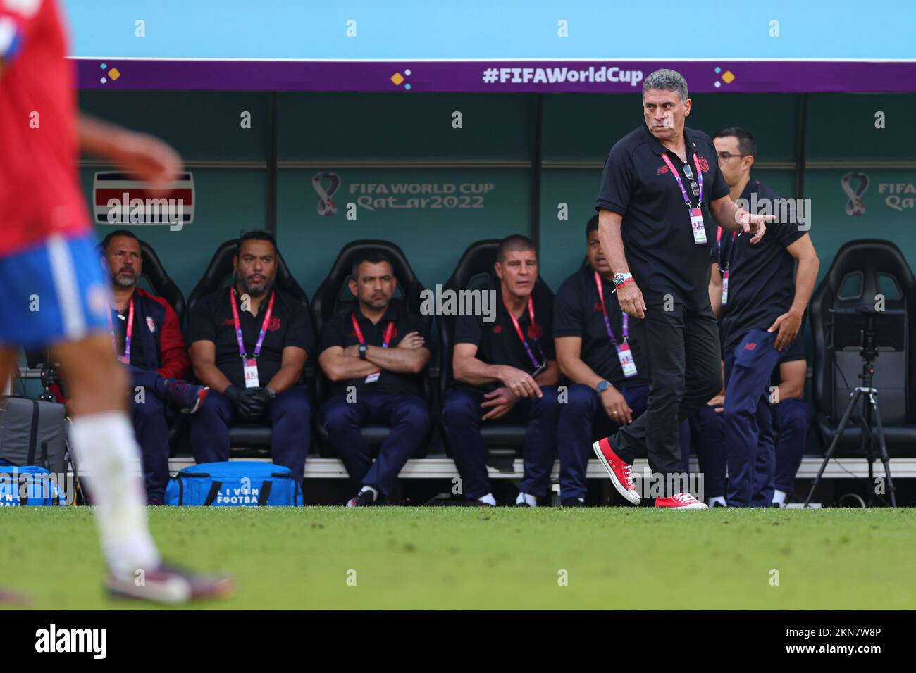 Al Rayyan, Qatar. 27th Nov, 2022. Luis Suarez head coach (CRC) Football ...