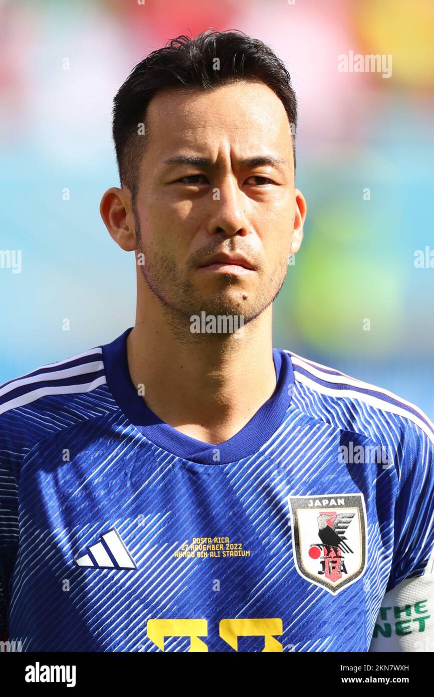 Al Rayyan, Qatar. 27th Nov, 2022. Maya Yoshida (JPN) Football/Soccer : FIFA World Cup Qatar 2022 ...