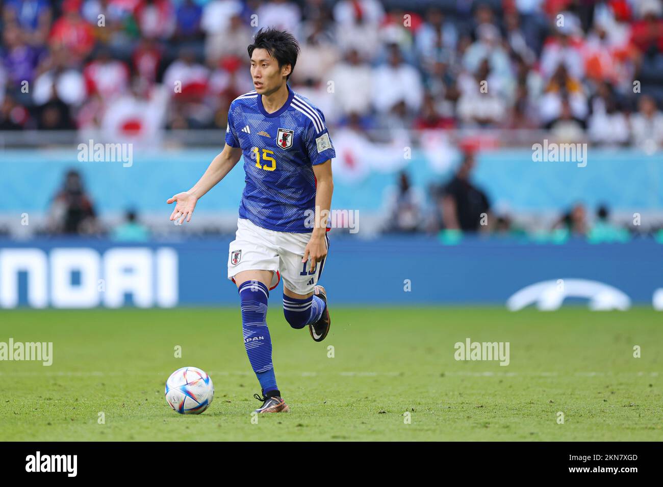 Al Rayyan, Qatar. 27th Nov, 2022. Daichi Kamada (JPN) Football/Soccer ...