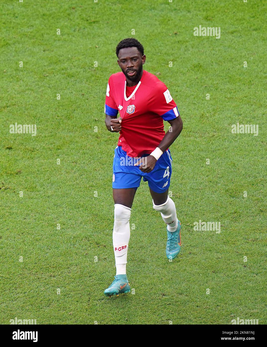 Costa Rica's Keysher Fuller celebrates scoring their side's first goal ...