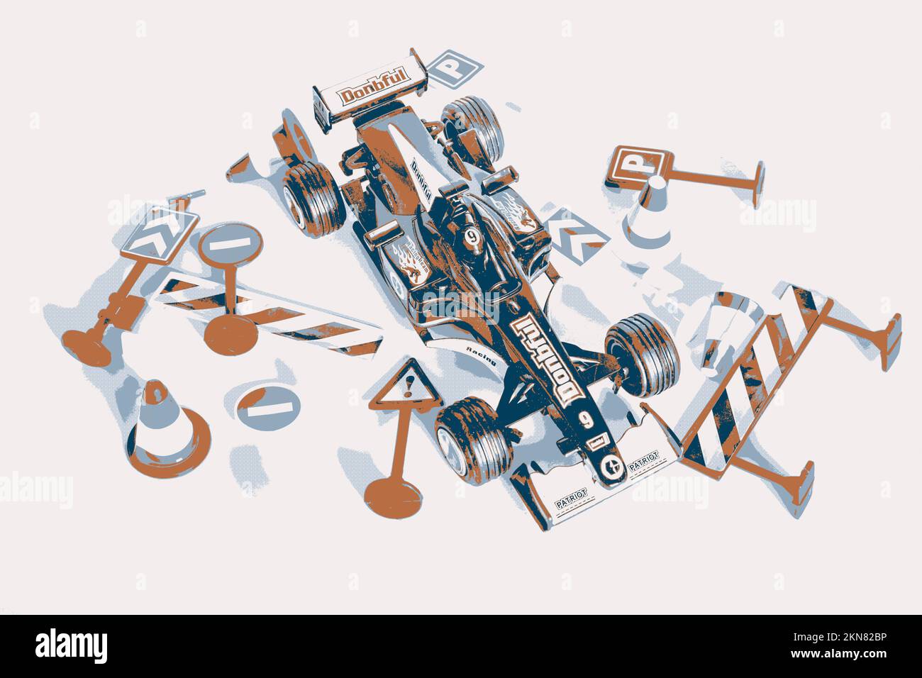 F1 car cars sign hi-res stock photography and images - Alamy