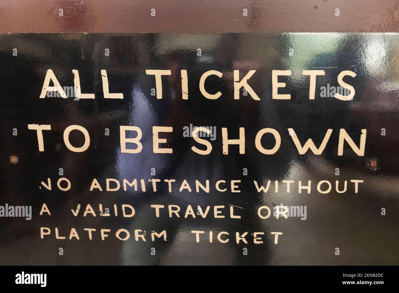 England, Sussex, Bluebell Railway, Sheffield Park Station, Platform ...