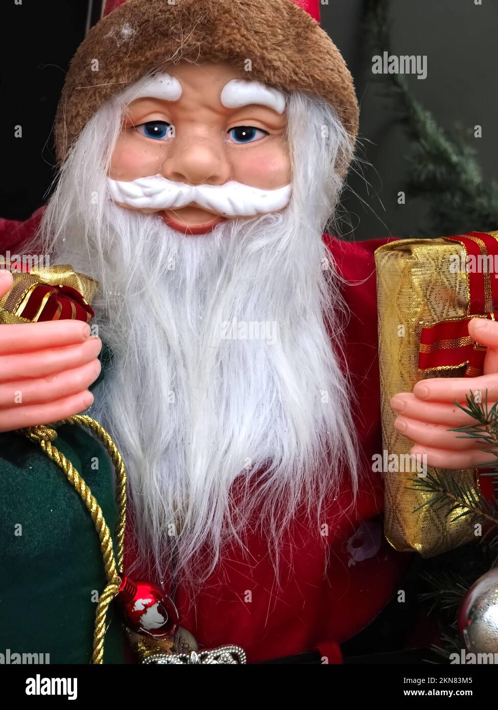 Traditional santa with parcels hi-res stock photography and images - Alamy