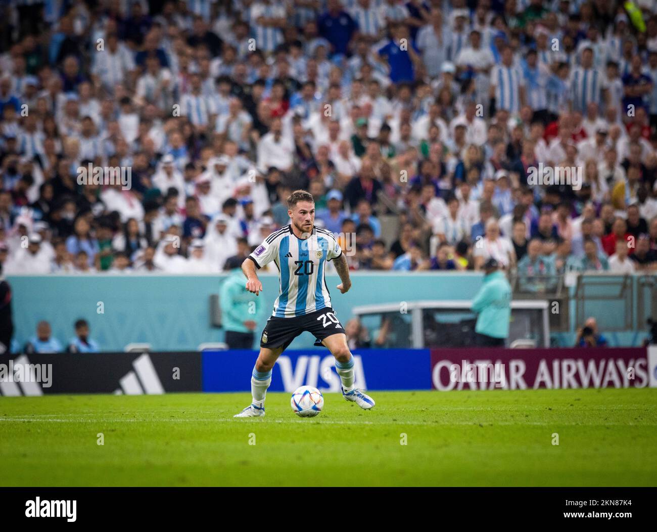 Doha, Qatar. 26th Nov, 2022. Alexis Mac Allister (Arg) Argentina ...
