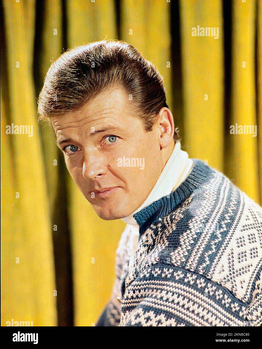 ROGER MOORE in THE SAINT (1962), directed by ROY WARD BAKER and LESLIE ...