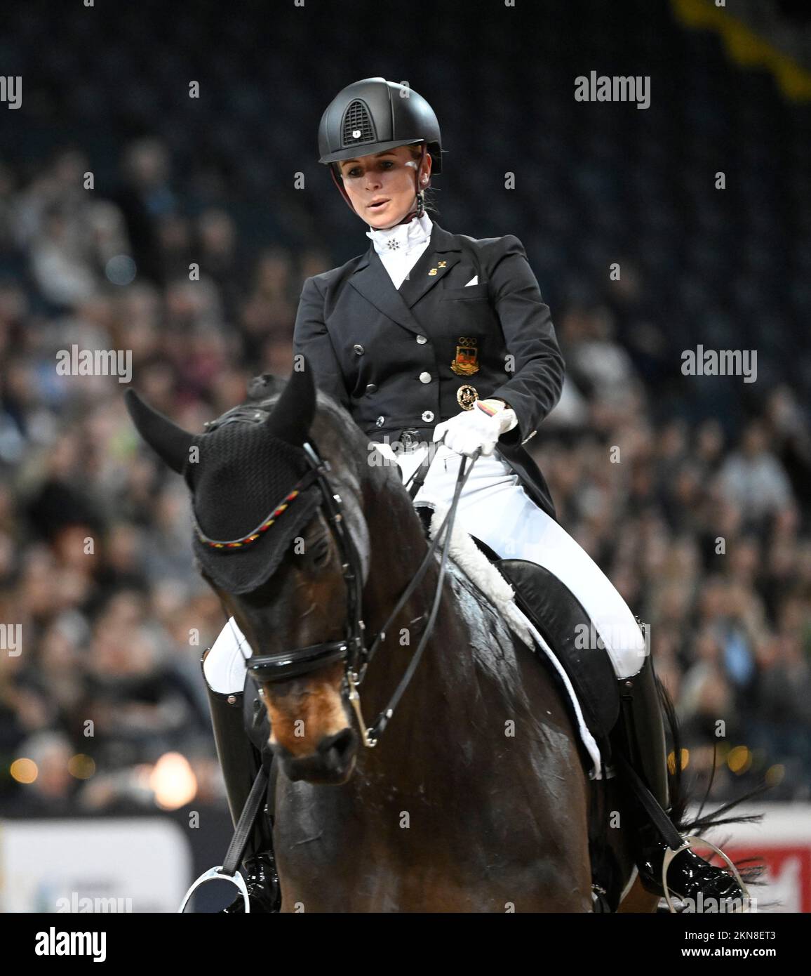 STOCKHOLM 20221127 Germany's Jessica von Bredow-Werndl on the horse Tsf ...