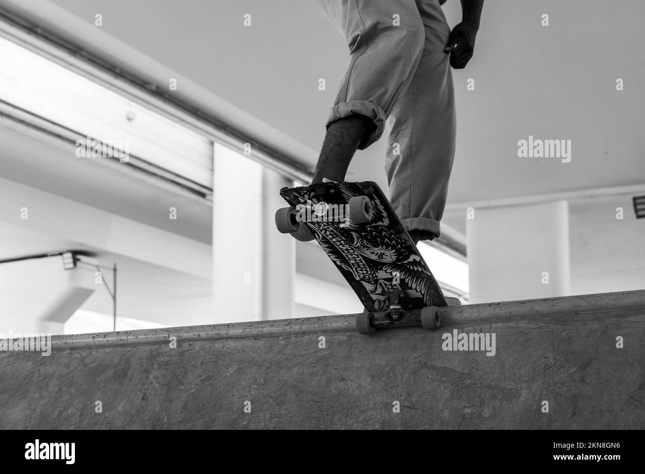 man skating in the skatepark Stock Photo - Alamy