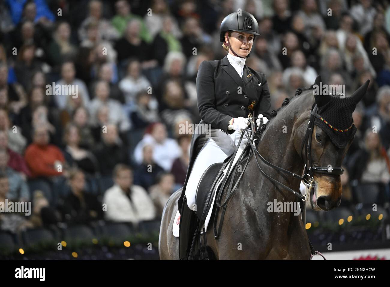 STOCKHOLM 20221127 Germany's Jessica von Bredow-Werndl on the horse Tsf ...