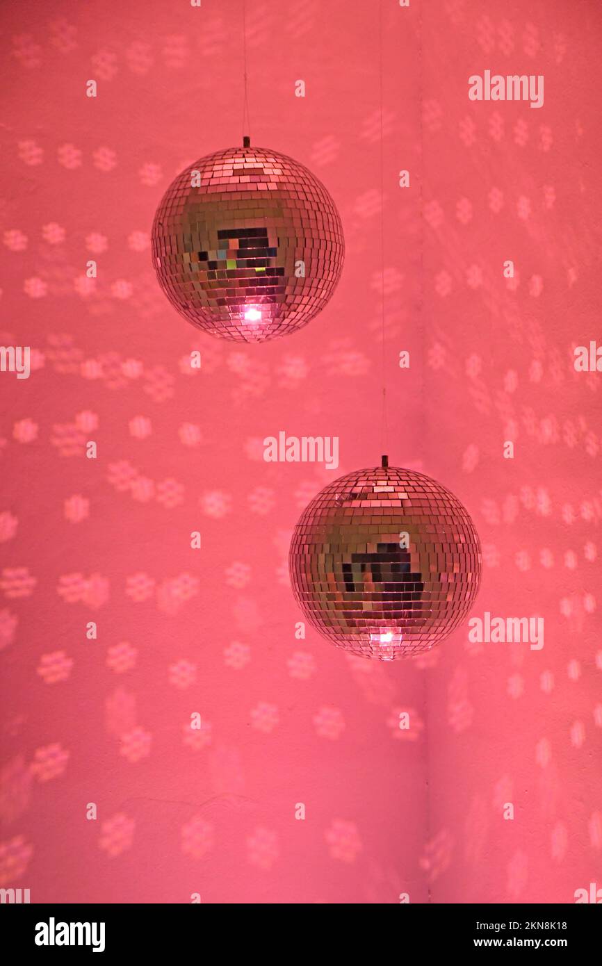 Two disco balls hi-res stock photography and images - Alamy