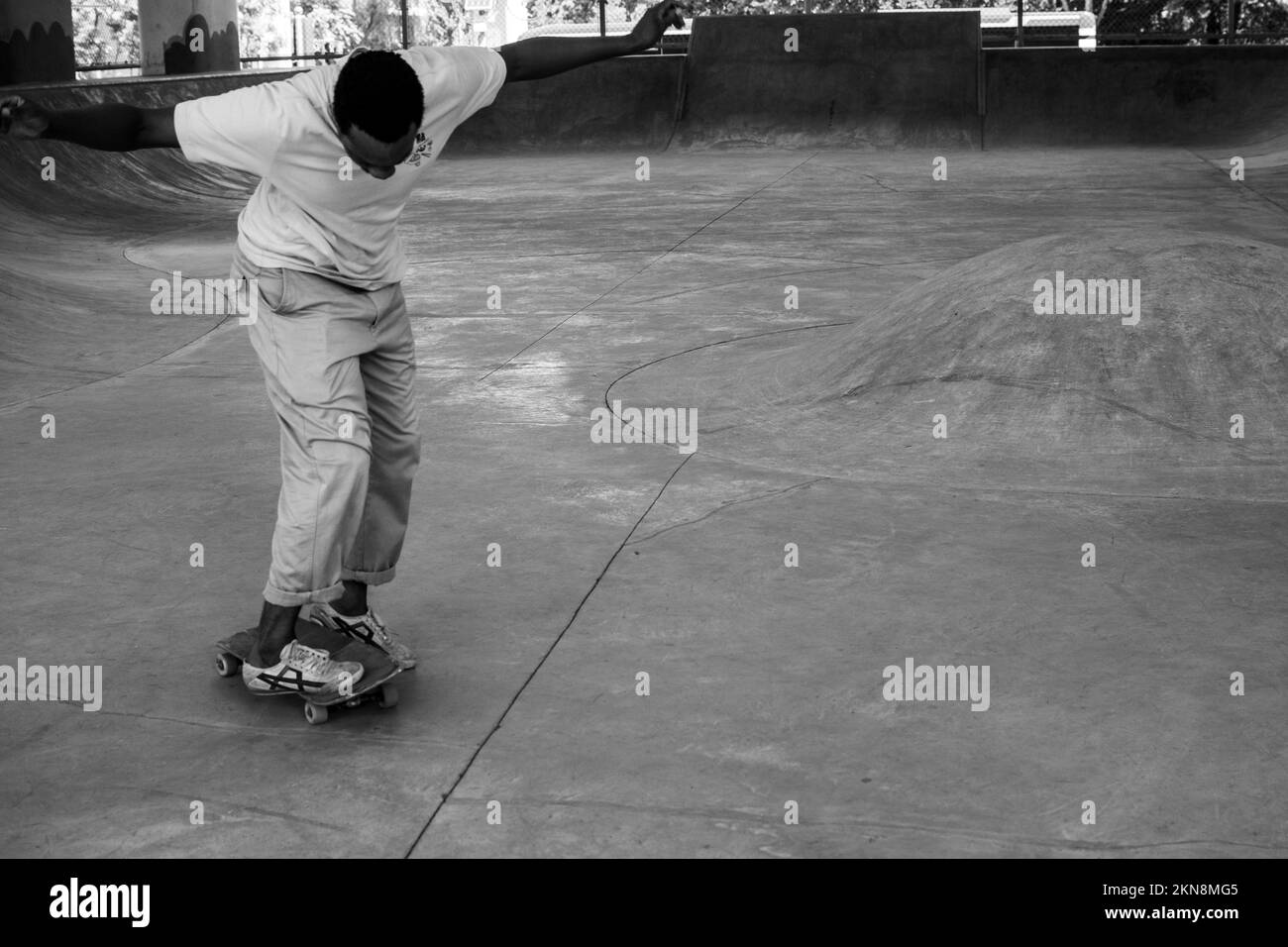 man skating in the skatepark Stock Photo - Alamy
