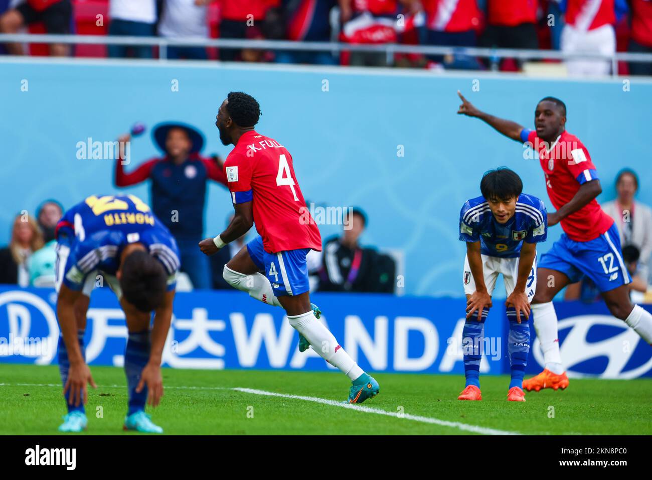 Doha, football, FIFA World Cup 2022, Japan. 27th Nov, 2022. vs Costa ...