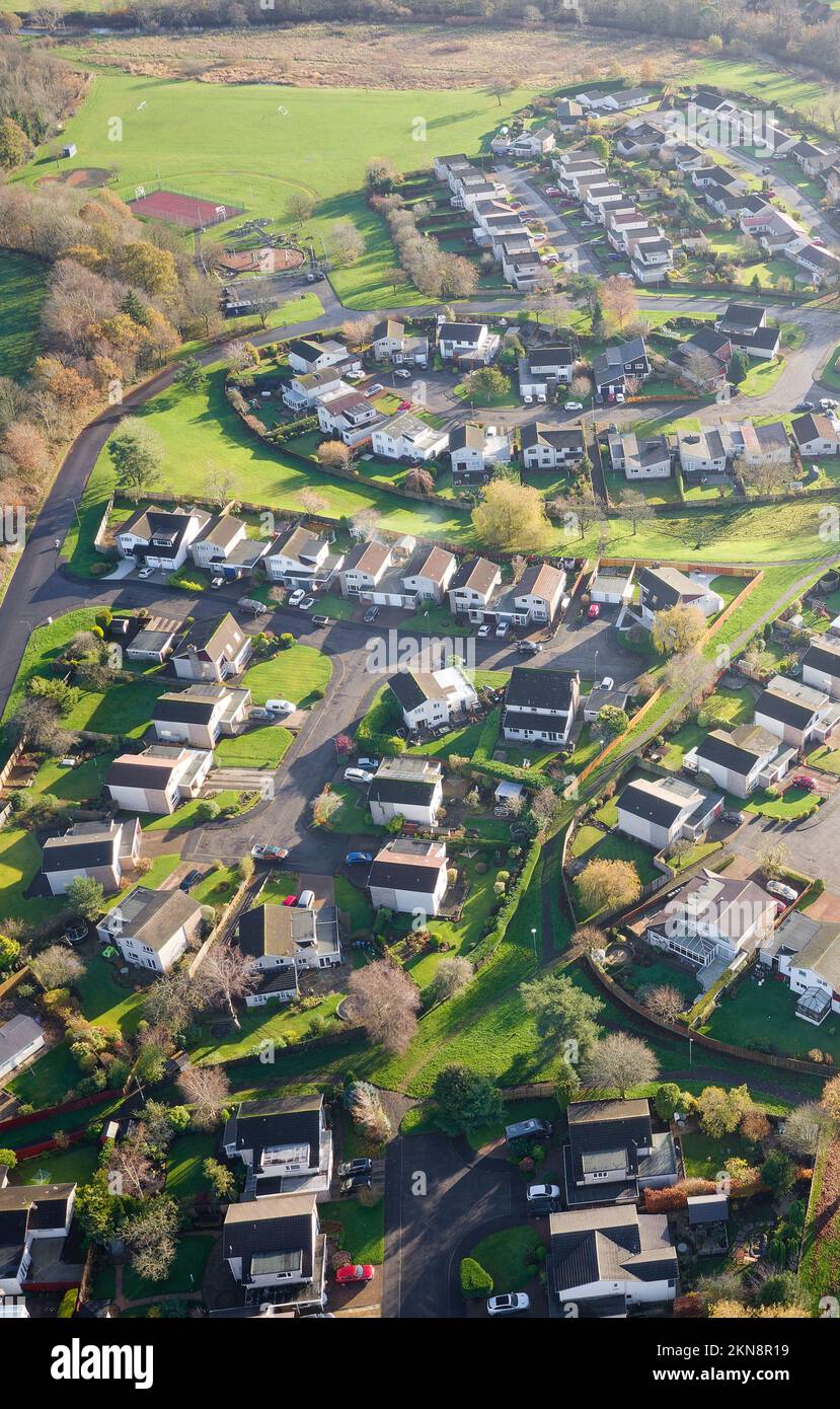 New housing development building houses for increased demand in rural ...