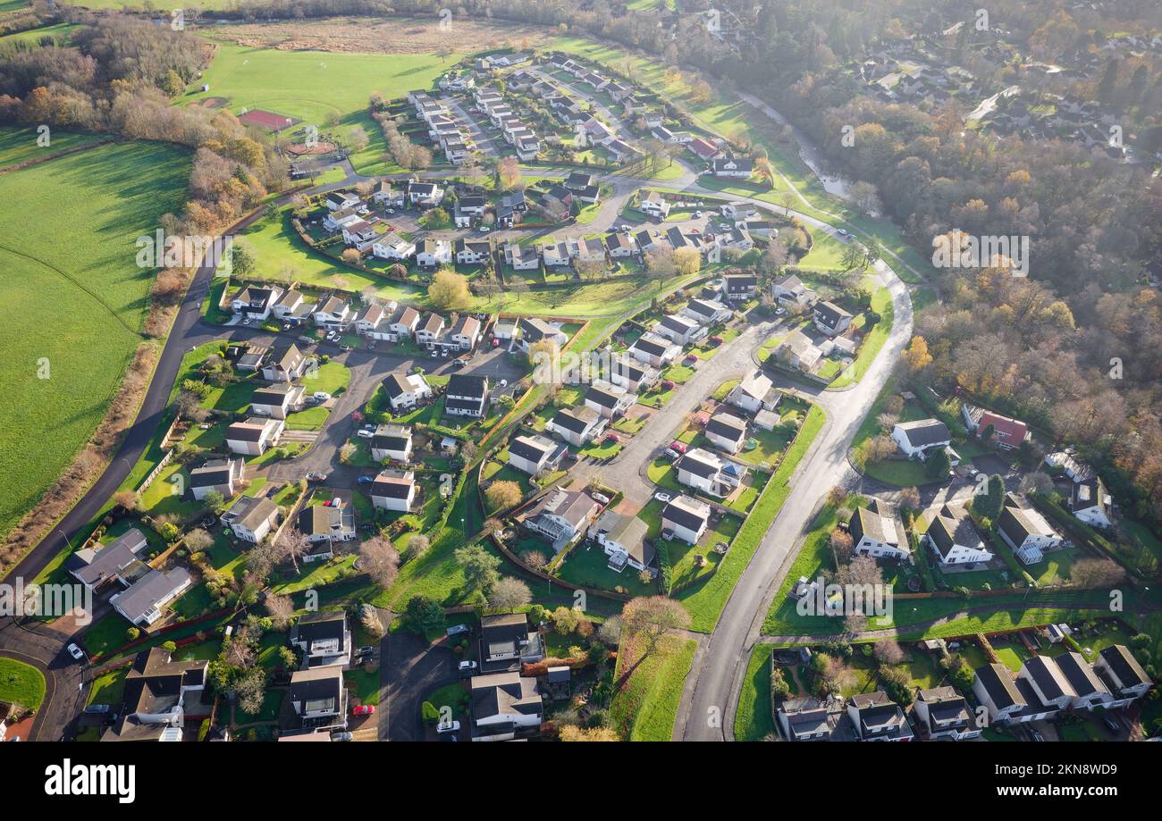 New housing development building houses for increased demand in rural ...