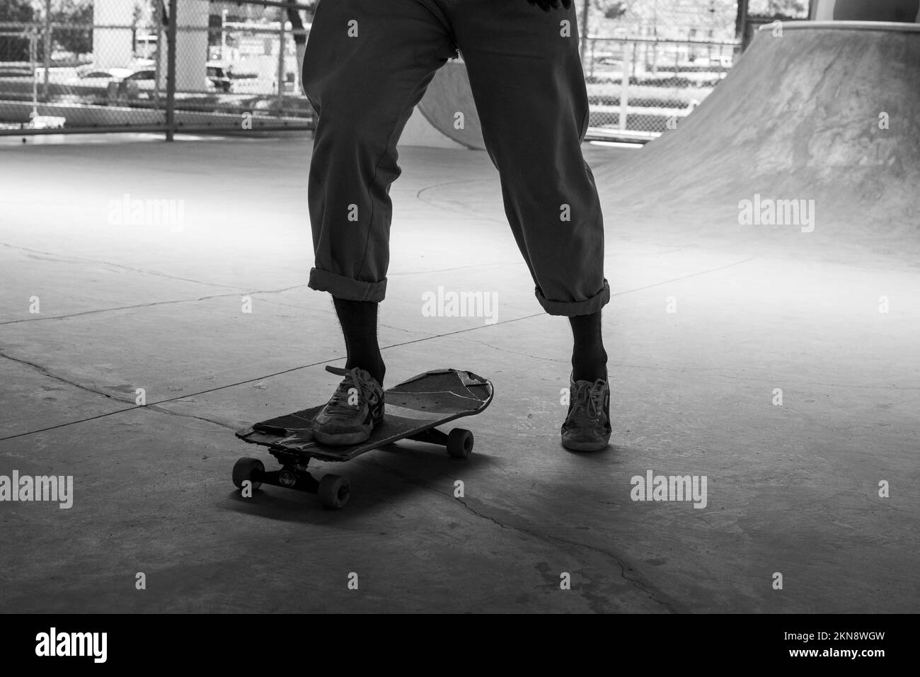 man skating in the skatepark Stock Photo - Alamy