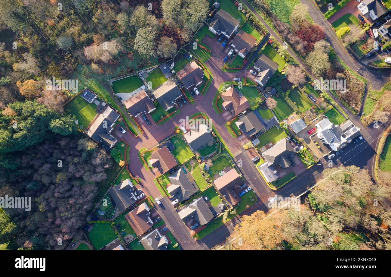 New housing development building houses for increased demand in rural ...