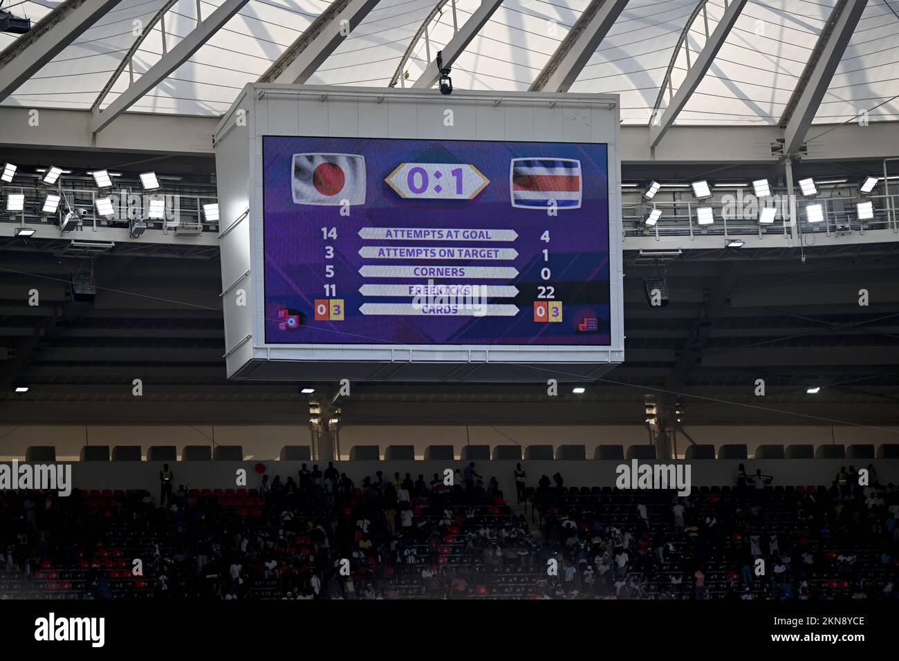 Al Rajjan, Qatar. 27th Nov, 2022. Soccer, Qatar 2022 World Cup, Japan ...