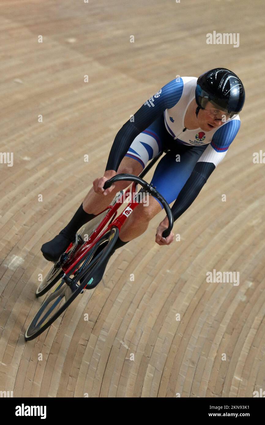 John ARCHIBALD of Scotland in the Men's 15k Scratch race cycling at the ...